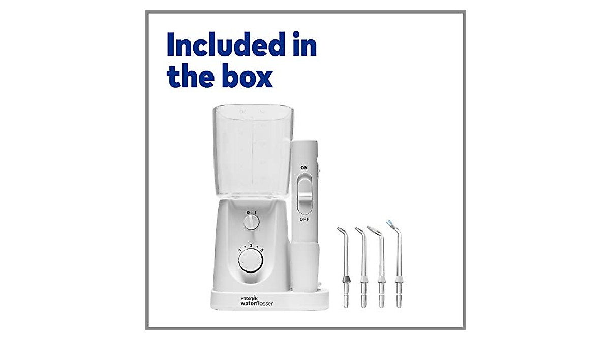 Waterpik Nano Plus Water Flosser - Compact, Portable & Effective