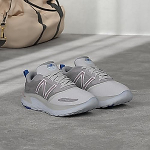 New Balance Women's Fresh Foam Altoh V1 Running Shoe, Light Aluminum/Cobalt, 8