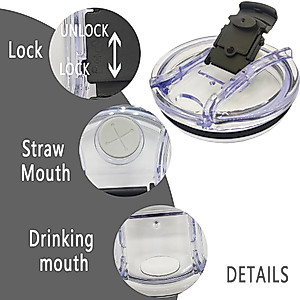 Tumbler Lids Design for YETI Rambler 35 oz,for 30 oz zark Trail,Old Style Rtic Replacement Lids