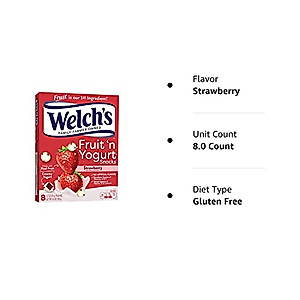 Welchs Fruit n Yogurt Strawberry Fruit Snacks, 8 Ct
