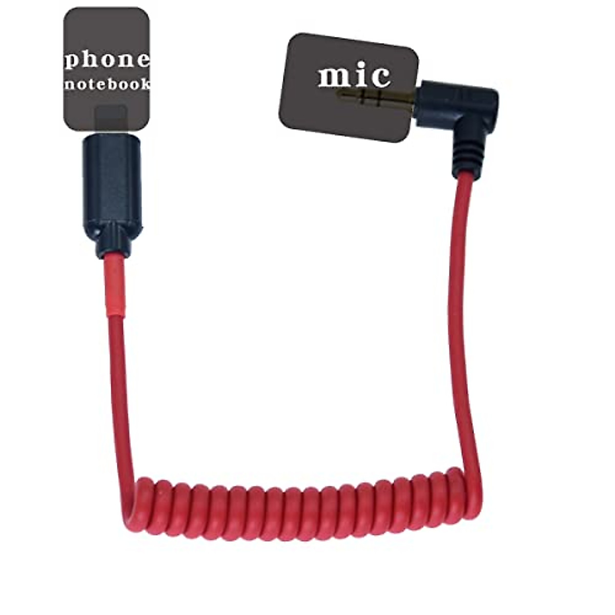 Arklove Microphones mic Male 3.5 USB c Connector Dongle Adapter with boya rode sc3 sc4 sc7 Wireless go for Other Phone