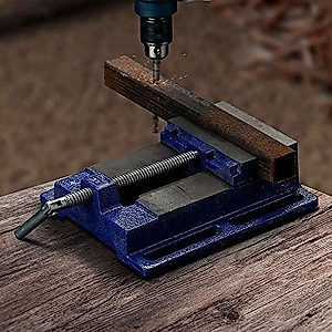 ZGRM Vise Precision Bench Clamp 4-Inch Drill Press Vise Table Vise (Large)