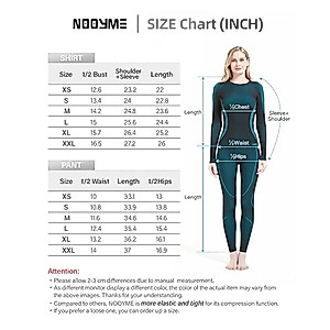 NOOYME Thermal Underwear for Women Base Layer Women Cold Weather,Long Johns for Women Classic Blue