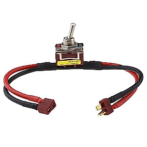 Electric Switch with T-Connector 15A Large Current On-Off Electric Power Switch Connector Power Switch Accessories for RC Model Drone Car ESC Battery