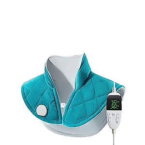 𝟐𝟎𝟐𝟑 𝐍𝐄𝐖 Weighted Heating Pad for Neck and Shoulders, WarmCo 2.4lb Large Electric Heating Pad for Back Pain Relief,Gifts for Women Men Mom for Christmas, Birthday, Mothers Day