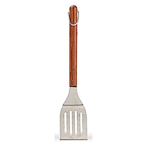 RSVP International Endurance BBQ Grill Spatula Flipper, 18" | Flip Burgers & Other Food w/ Long Handle that Keeps Hands Safe from Fire | Made from Stainless Steel & Rosewood