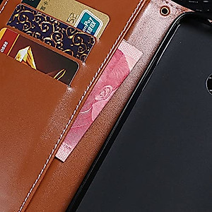 Case Compatible with Oppo Reno 6 Lite,Leather Flip Case with Card Slot,Stand Holder and Magnetic Closure,Retro Case for Oppo Reno 6 Lite