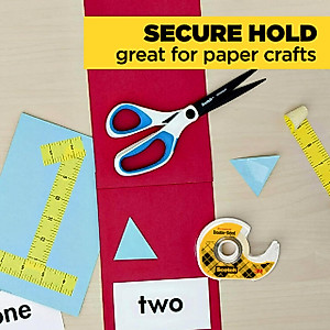 Scotch Double Sided Tape, 1/2 in x 500 in, 6 Dispensered Rolls (6137H-2PC-MP)