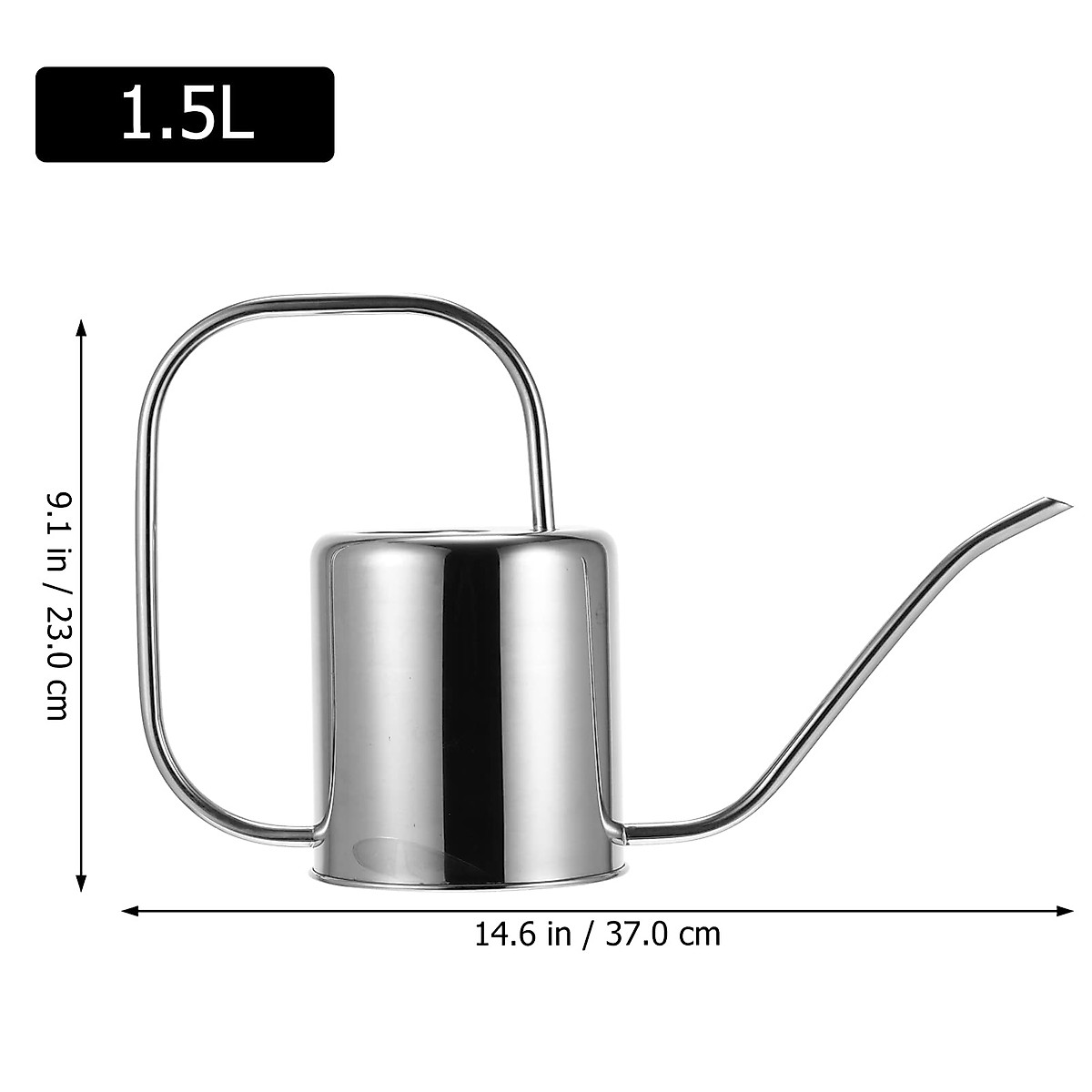 Cabilock Watering Can Flower Watering Pot Spout Watering Kettle Flower Gardening Tool Kids Metal Water Bottles Plant Potted Kettle Antique Child Galvanized Stainless Steel Garden Supplies