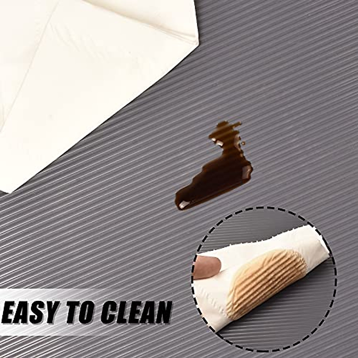 Shelf Liner, Non Adhesive Cabinet Liner, Double Sided Non-Slip Drawer Liner Cupboard Liner, Washable Refrigerator Mats for Pantry Cabinet, Kitchen Bathroom Shelve, Shoe Rack.(17.7 x 240 inch)