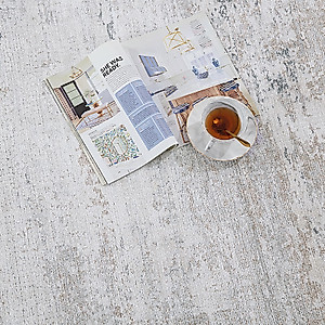 MABOZOO Extra Large 9x12 Modern Abstract Area Rug for Living Room,Neutral Khaki Grey Rugs for Bedroom,Machine Washable Area Rug,Soft Non Slip Dining Room Rug,Big Floor Carpet for Bedroom,Farmhouse