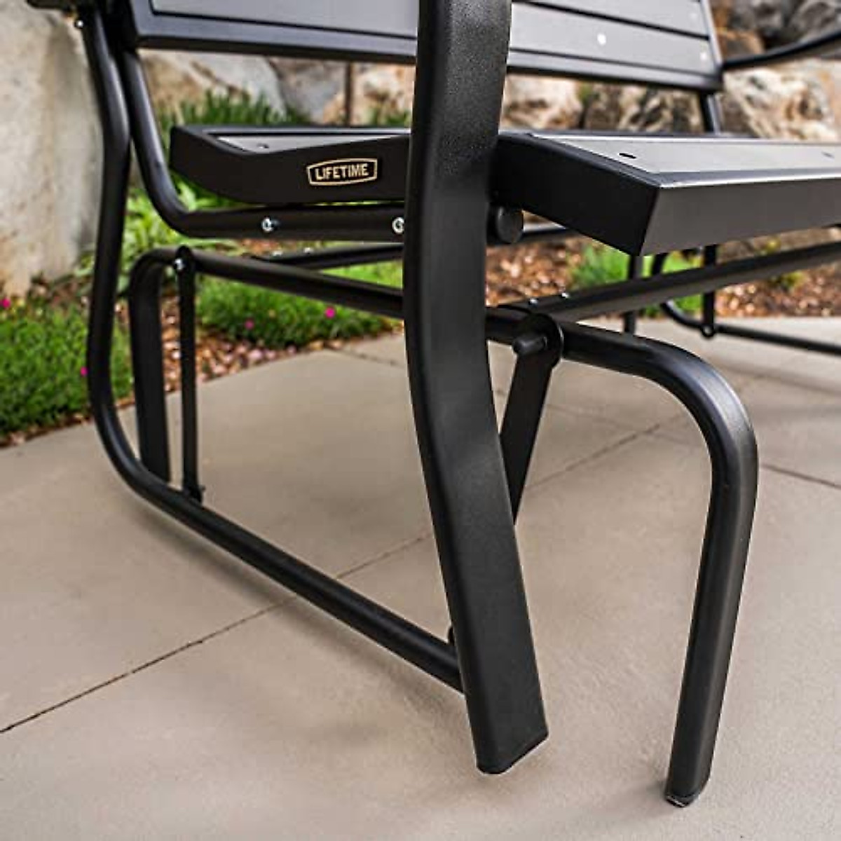 Lifetime 60276 Glider Bench, Harbor Gray