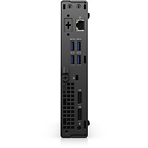 Dell 2022 Newest Optiplex 3090 Micro Form Factor Business Desktop, Intel Core i5-10500T, 16GB RAM, 1TB PCIe SSD, DisplayPort, RJ-45, Wi-Fi 6, Bluetooth, Wired Mouse&Keyboard, Windows 11 Pro, Black