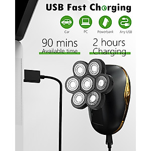 Amble 5-in-1 Electric Shavers Rotary Cutter Head - Accessories - 1 Cutter Head - Not Include Machine