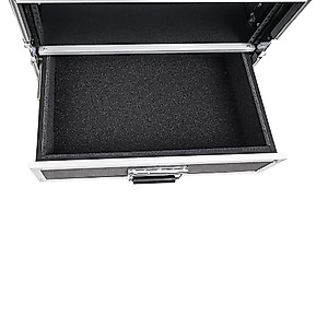 Sound Town 4U Rack Case with 2U Rack Drawer for 19" Amps/Mixers/Microphone Receivers (STRC-4U2DR)