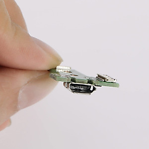 4pcs JDS-030 Interface Board Replacement Charging Port Assembly Compatible with PS4 Repair Part Micro USB Adaptor Charger Socket Board Connector Module