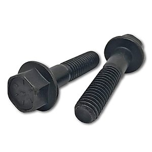 5 PCS 1/2-13x4" Grade 8 Hex Flange Screws Frame Bolts USS Coarse Phos & Oil