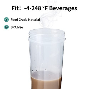 Lyeasw 24 OZ Shaker Bottle for Protein Mixes, BPA Free Leakproof Portable Clear Shaker Cups for Workout, 2 Pack