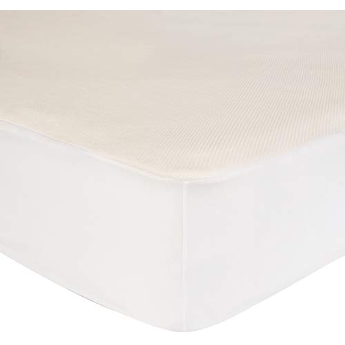 Amazon Basics Conscious Series Cool-Touch Rayon Bamboo Mattress Protector - Queen