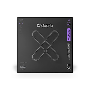 D'Addario Coated Acoustic Bass Guitar Strings - XTB3790GS - XT Bass Phosphor Bronze, Custom Light, GS Mini®, 37-90