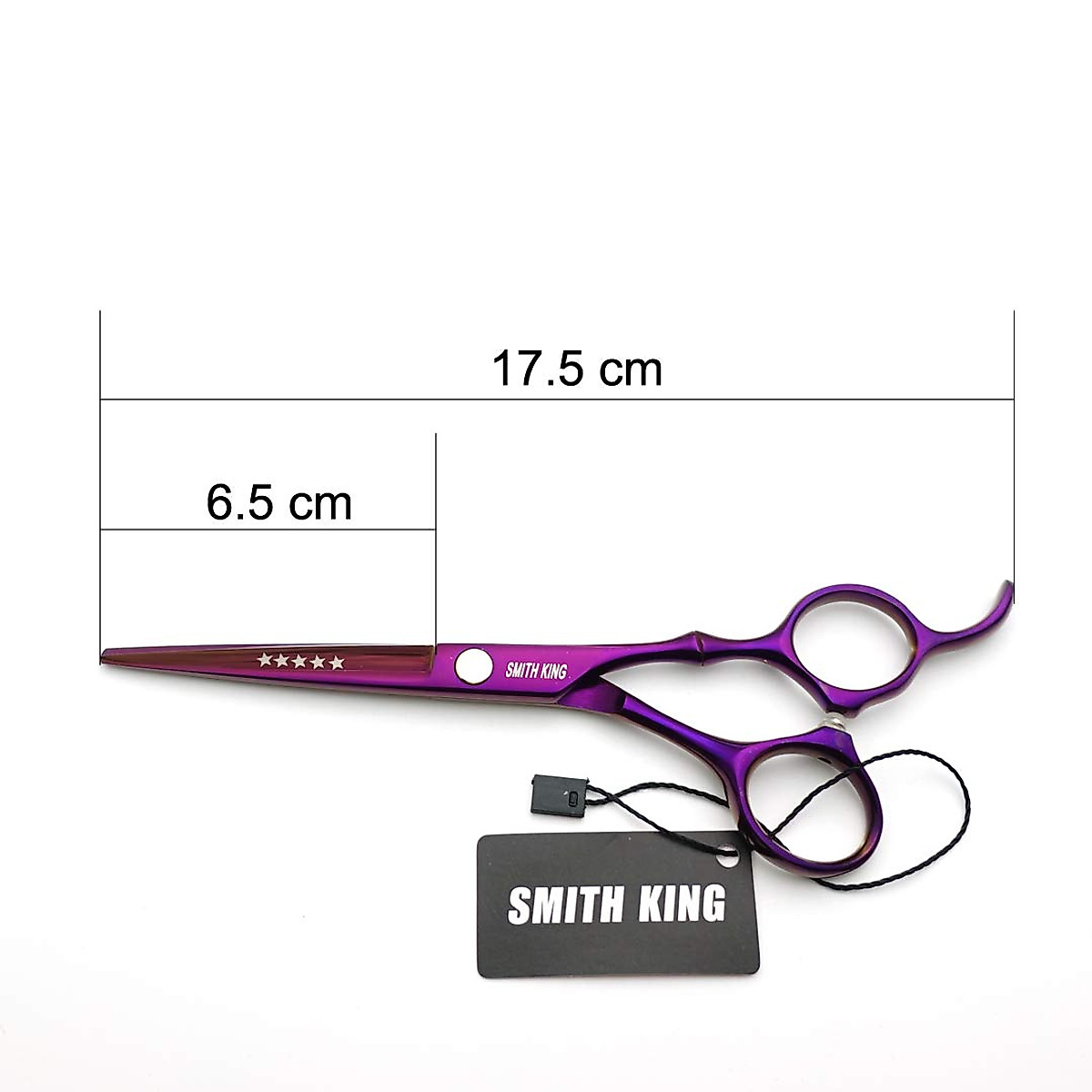 6.0 Inches Professional hair cutting thinning scissors set with razor (Violet)