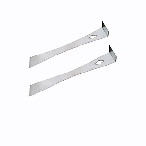 Generic Woodworker's Multi-Purpose Magic, 2024 Upgrade Stainless Steel Pry Bar Scraper Set,Ultra Sharp Trim Puller for Pulling,Prying,Scraping,Multifunctional Small Flat Pry Bar. (B), sd4dfd