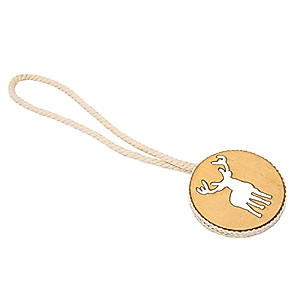 2PCS Magnetic Curtain Tieback Wooden Window Treatment Holdbacks Magnetic Curtain Holdback Decorative Curtain Tie Backs for Curtains Modern Rope Tiebacks for Drapes