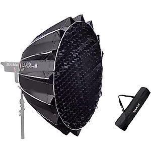 Aputure Light Dome III Studio Softbox Bowens Mount with Diffuser Cloth, Honeycomb Grid, Carry Bag, Compatible with Amaran, Aputure Series & Bowens Mount LED Video Light