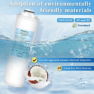 51300C Filters, Replacement for Elkay 51300C EWF3000 Filter By NSF/ANSI 42 Certified,Compatible with Ezh2o Filter Replacement Bottle Stations, High Capacity 51300C Filter 3000 Gallon (No Chip) 2 Packs