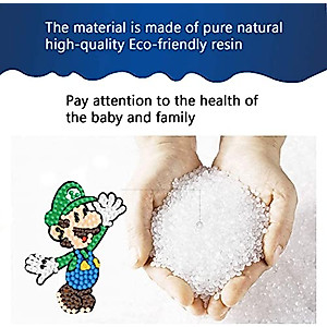 DURVA 5D Diamond Painting Stickers Kits, 12 Pcs Cartoon Anime Theme Diamond Stickers Paint by Numbers Kit, Suitable for Children, Boys and Girls DIY Super Mario Cartoon Theme Stickers