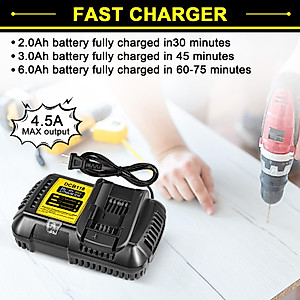 DCB118 for Dewalt Battery Charger Fast Charger for Dewalt Flexvolt 20V/60V Max Battery (Charger Only)