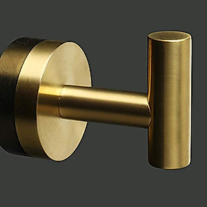 Alise Towel Hook Bathroom Single Robe Hooks Wall Mount Towel Holder Hanger Storage,SUS304 Stainless Steel Brushed Golden