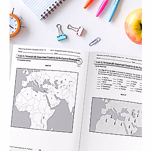 Mark Twain Geography Workbook, Geography for Kids Grade 7-8, Population, Political, Climate, Physical Geography of the Eastern Hemisphere, 7th Grade Workbooks & Up, Classroom or Homeschool Curriculum