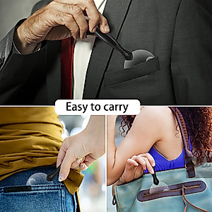 HONGUT LED Magnifier with Light, Handheld, Battery-Operated（3X &5X），Handheld，for ReadingBooks,Newspaper,Inspection (3-Pack)