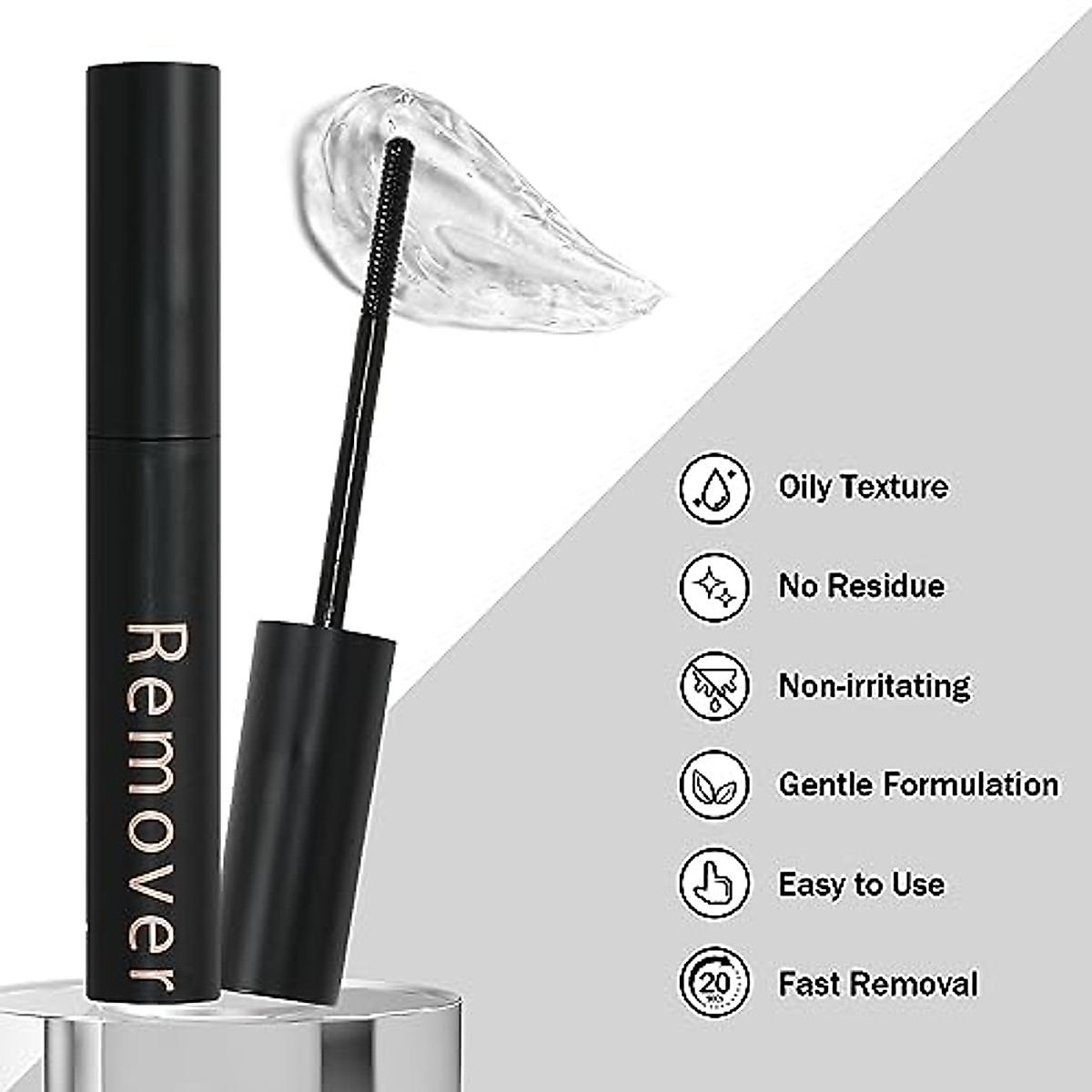 Mayhug Lash Remover 5ML DIY Eyelash Extension Remover Cluster Lash Glue Remover, Eyelash Glue Remover for False Lashes Adhesive Remover Gentle Cluster Lash Remover Oil