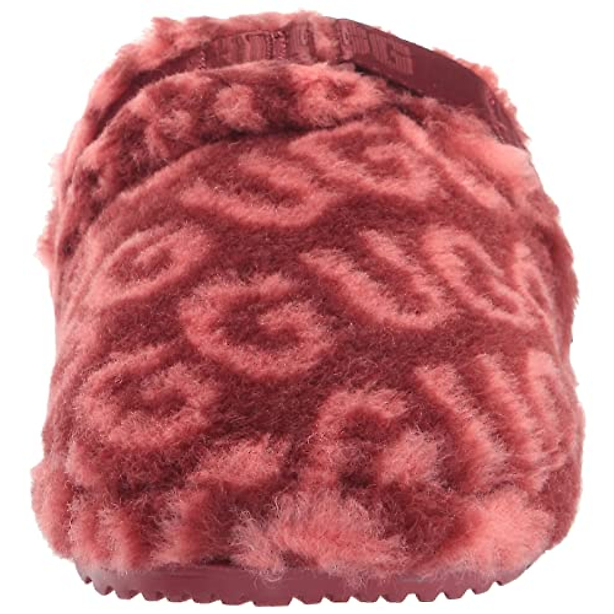 UGG Men's Fluff IT POP Slipper, RED Wine/Terracotta, 9