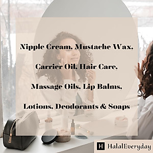 Lanolin (Anhydrous) - Ultra Refined Butter - Use for Lotion, Cream, Lip Balm, Oil, Stick, or Body Butter 4oz - Natural Nipple cream - lip balm By HalalEveryday®