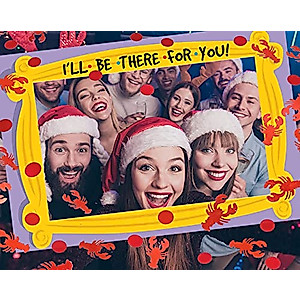 Crawfish Party Decorations 600 Pieces Crawfish Confetti Red Lobster Party Supplies Table Decoration Confetti for Lobster Theme Birthday Wedding Baby Shower Bridal Shower Crawfish Party Decoration