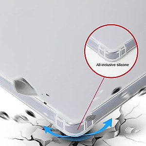 Walieoka Ultra Slim Soft TPU Case Compatible with CHUWI Hi10 XPro 10.1 inch,Shock Absorption Lightweight TPU Cover (Transparent)