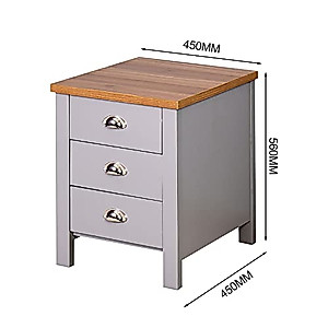 HIGOH Bedside Table Nightstands Bedside Table Multi-Function Living Room Bedroom Storage Cabinet with Drawers