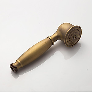 WuDLi Bath Shower Mixer Tap Antique, Shower Tap Attachment for Bath, 5 Hole Deck Mount Bath Shower Tap C