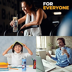 Oqnus 8 Pack 20 oz Sublimation Tumblers - Double Wall Insulated Blank Tumblers for Sublimation with Straws, Shrink Wrap, Heat Tape, Coasters - Premium Stainless Steel Sublimation Tumbler Blanks