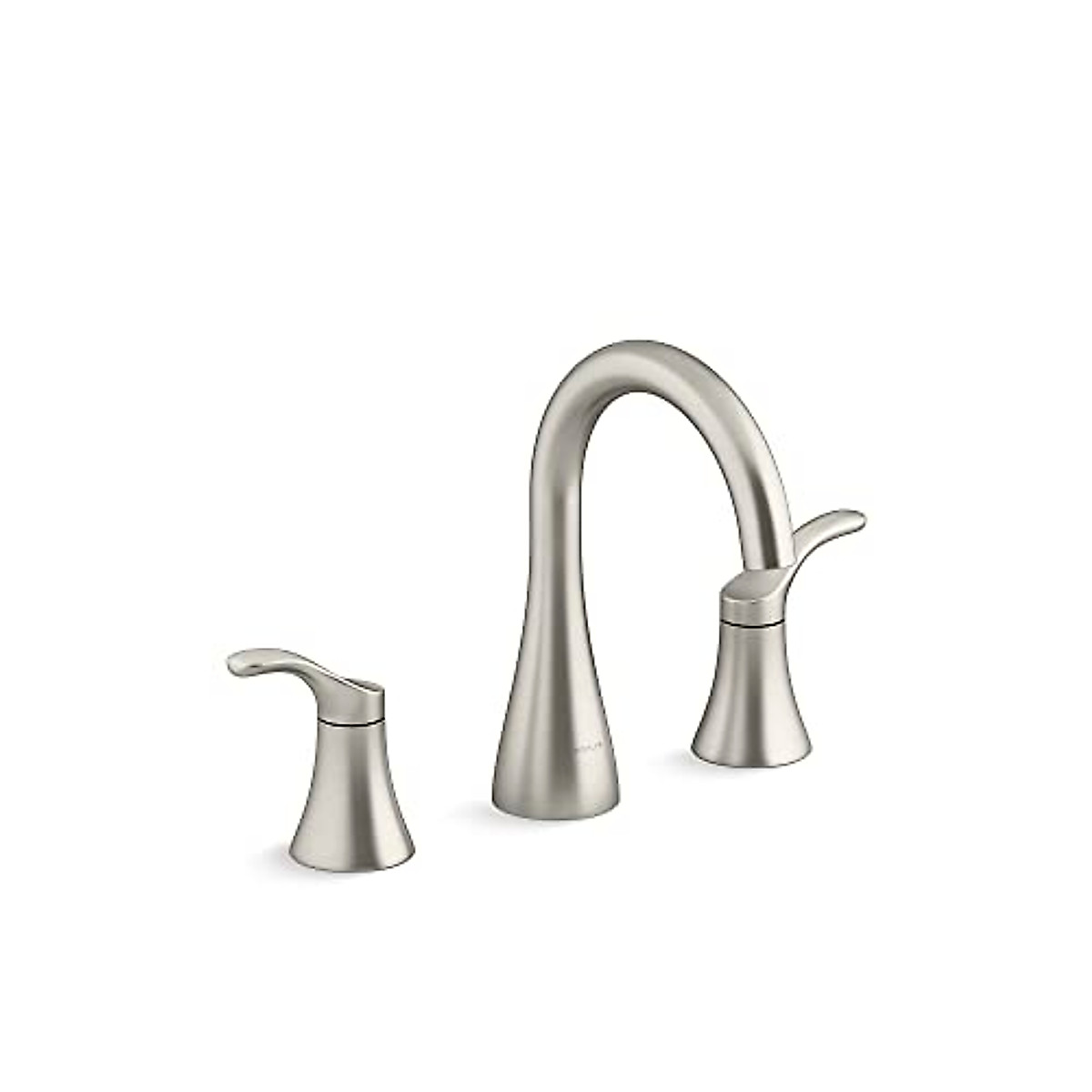 Kohler 27390-4K-BN SIMPLICE® Widespread bathroom sink faucet, 1.0 GPM, Vibrant Brushed Nickel