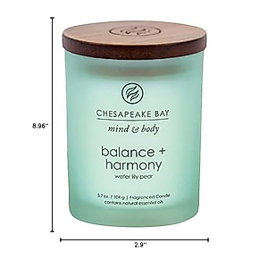 Chesapeake Bay Candle Peace + Tranquility, Balance + Harmony, Serenity + Calm Scented Candle Gift Set, Small Jar (3-Pack), Assorted
