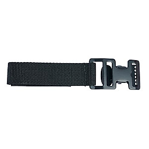 KUNN Glove Clips for Work,Safety Glove Holder Strap and Snap Attached on Tool Belt,Black/2-Pack