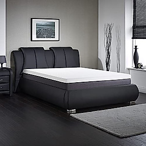 BAENIGHT Gel Memory Foam Mattress ，8 Inch High Rebound Effect Mattress for Relieving Body Pressure，Medium Firm Affordable Bed Mattresses with Replaceable Cover with Zipper (Queen (U.S. Standard))