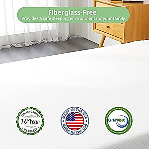 wOod-it Full Mattress, 8 inch Full Size Memory Foam Mattresses in a Box Cooling Gel Mattress for Bunk Trundle Bed Daybed, Medium Firm