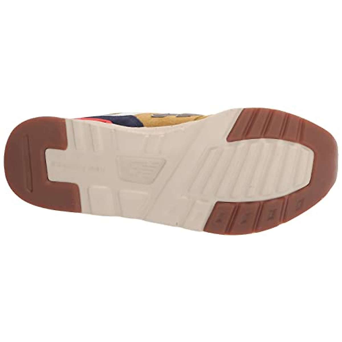 New Balance Men's 997H V1 Classic Sneaker, Gold Moss/Black, 9