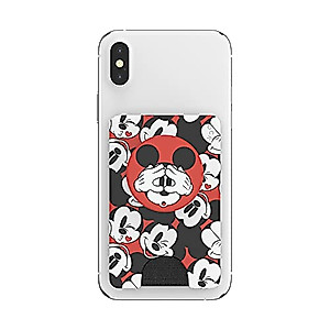 PopSockets Phone Wallet with Expanding Phone Grip, Phone Card Holder, Disney PopWallet - Pattern