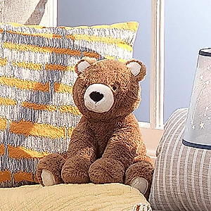 Lambs & Ivy Sierra Sky Brown Plush Bear Stuffed Animal Toy Plushie - Wally